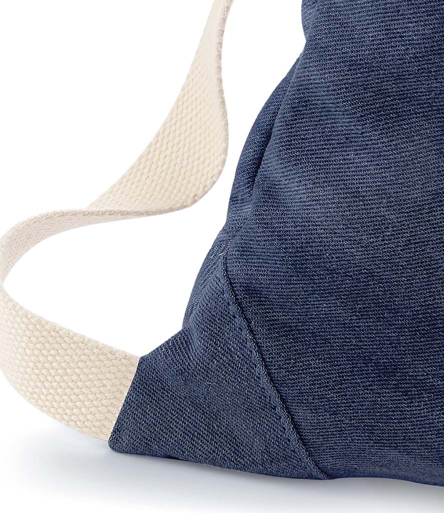 Personalised Cotton Denim Drawstring Bag – Mimi & Thomas